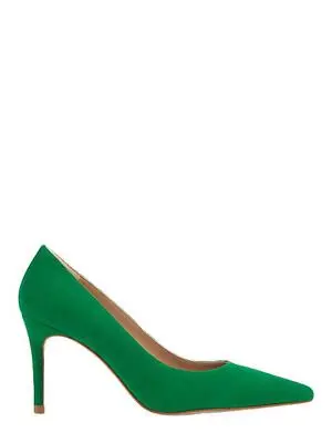 LK BENNETT Floret Suede Courts - Gre-mint Leaf