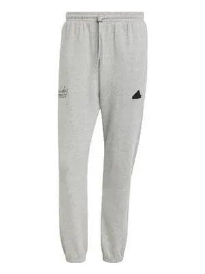 Adidas Brand Love French Terry Joggers - Medium Grey Heather