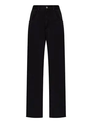 MAISON MARGIELA Wide-leg Sweatpants - Black