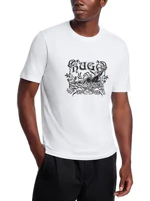 Hugo Diwom Graphic Tee - White