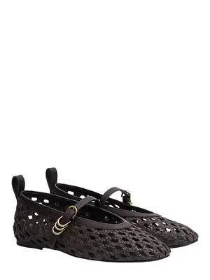 RAG & BONE Spire Woven Mary Janes