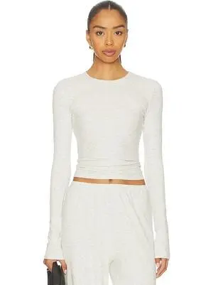ALL THE WAYS Airlea Long Sleeve Top - Grey