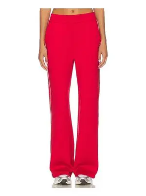 Beyond Yoga Piped Wide Leg Pant - Holly Red