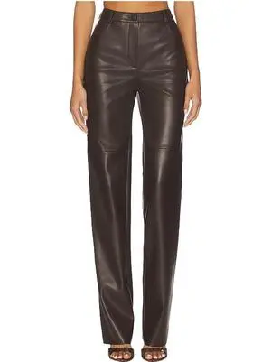 CULTNAKED CULTNAKED Killa Faux Leather Pants Bitter Chocolate