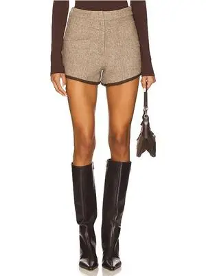 Line & Dot Ingrid Short - Brown