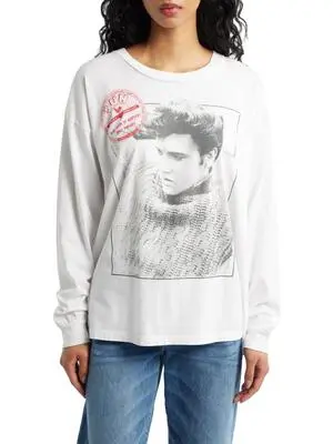 Daydreamer Sun Records Elvis Graphic T-shirt - Bleach White