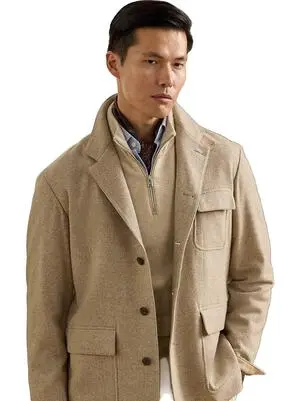 Ralph Lauren Hand-tailored Textured Jacket - Chestnut Multi