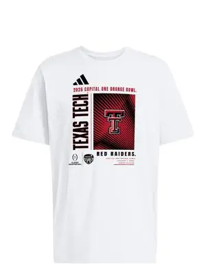 Adidas Texas Tech Raiders College Football Playoff Quarterfinal T-shirt - White / Ncaa-txt-7tb