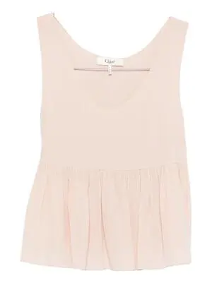 Chloé Silk Top - Pink