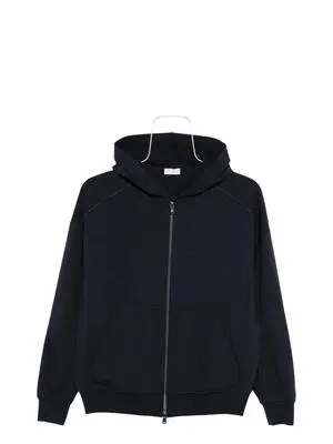 Brunello Cucinelli Cotton Hoodie - Blue
