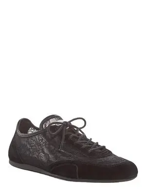 JIMMY CHOO Sunny Lace Up Sneakers - Black