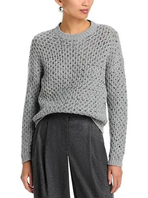Fabiana Filippi Wool Blend Crewneck Sweater Roccia