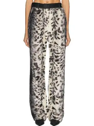 AKNVAS Barberini Fur Pant - Leopard