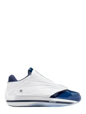 JORDAN 4016 Sneakers - White/metallic Silver/midnight Navy Blue