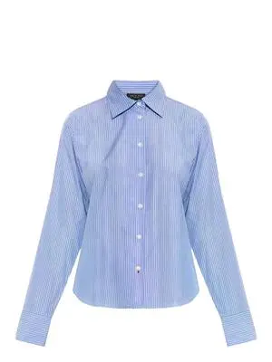 Rag & Bone Striped Buttoned Shirt - Blue