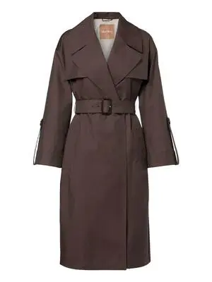 Max Mara The Cube Amour Trench Coat - Brown