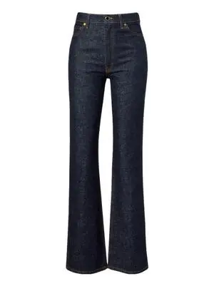 Khaite Danielle High-rise Straight Jeans - Blue