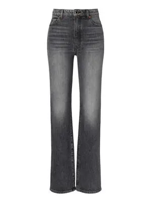 Khaite Danielle High-rise Straight Jeans - Grey