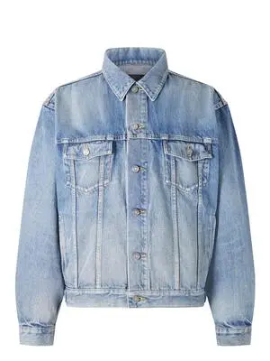 Saint Laurent Denim Trucker Jacket - Blue
