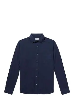 Hartford Paul Pat Cotton-poplin Shirt - Blue