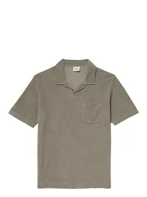 Hartford Cotton-terry Polo Shirt - Green