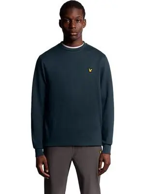 LYLE & SCOTT Crew Neck Long Sleeve Fly Fleece - Dark Navy