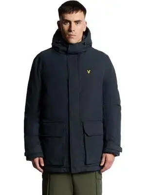 LYLE & SCOTT Long Sleeve Hooded Membrane Parka - Dark Navy