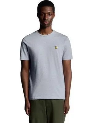 LYLE & SCOTT Crew Neck Short Sleeve T-shirt - Light Grey Marl