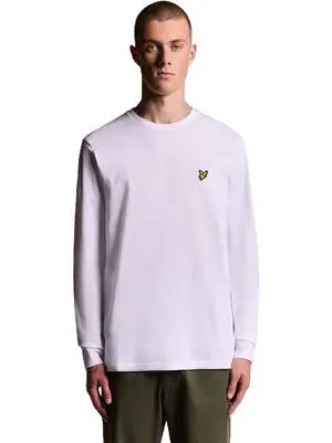 LYLE & SCOTT Plain Long Sleeve T-shirt - White