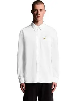 LYLE & SCOTT Plain Oxford Shirt - White