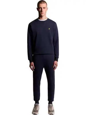 LYLE & SCOTT Lyle & Scott Crew Neck Cotton Sweater Navy