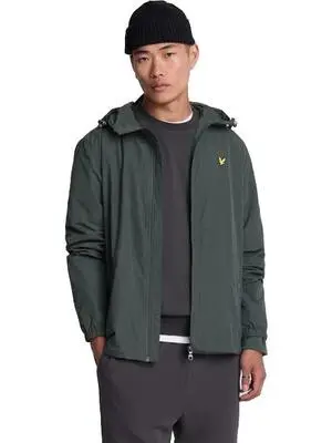 LYLE & SCOTT Zip Through Hooded Jacket - Gunmetal