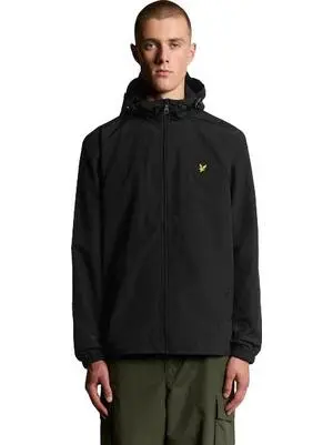 LYLE & SCOTT Zip Through Hooded Jacket - Jet Black
