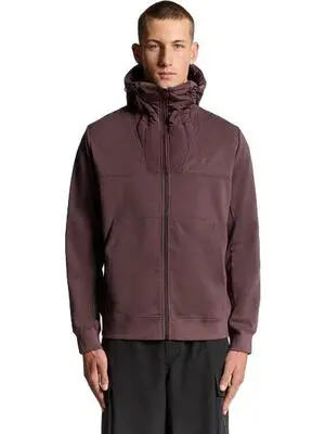 LYLE & SCOTT Panelled Hybrid Jacket - Espresso