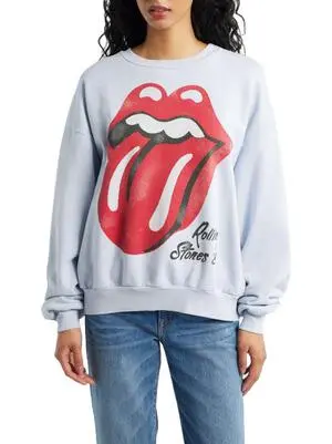 Daydreamer The Rolling Stones Graphic Sweatshirt - Light Dusk