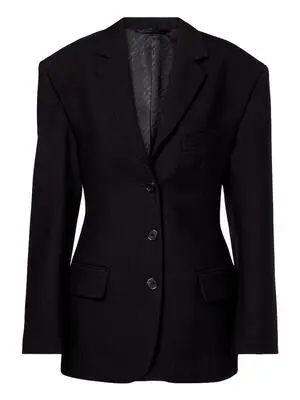 Acne Studios Wool Suit Jacket - Black