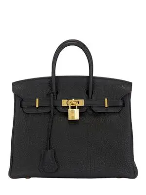 HERMÈS Clemence Birkin 25 Handbag