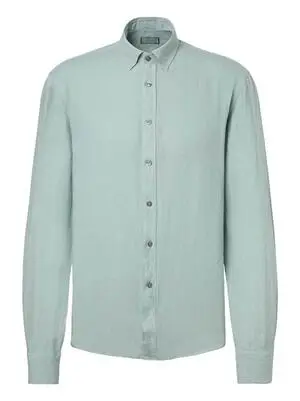 Canali Linen Shirt - Green