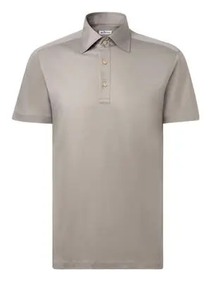 Kiton Cotton Polo Shirt - Grey