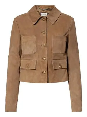 Altuzarra Suede Jacket - Beige