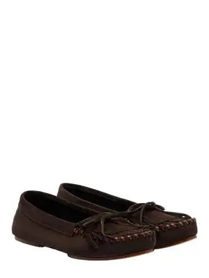 Paris Texas Indiana Tasseled Suede Loafers - Brown