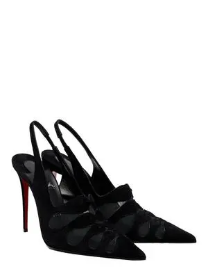 CHRISTIAN LOUBOUTIN Circus Max Slingback Pumps - Black