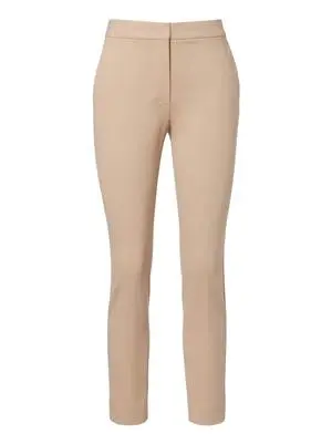 Max Mara Pegno Cropped Slim Pants - Beige