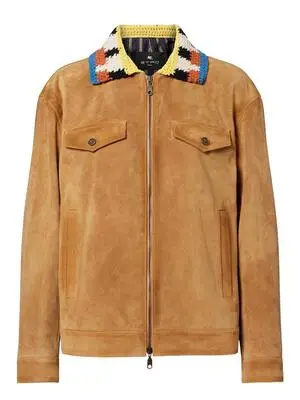 Etro Suede Jacket - Brown