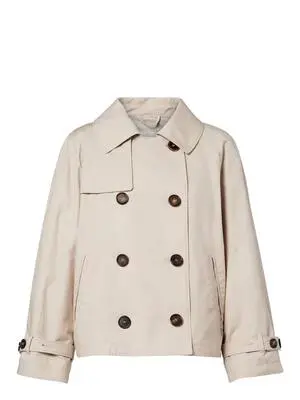 Max Mara The Cube Tesoro Cotton-blend Twill Jacket - Beige