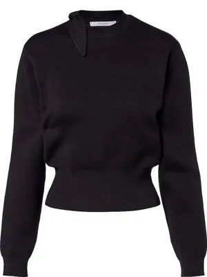 Givenchy Bow-detail Knit Sweater - Black