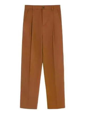 Valentino Garavani Cotton Trousers - Brown
