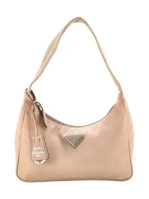 Prada Re-edition 2000 Tessuto Mini Hobo Bag - Neutrals