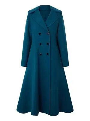 Alaïa Double-breasted Wool Coat - Blue