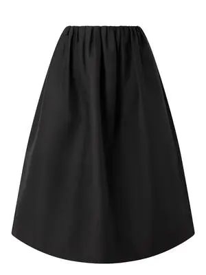 TOTÊME Wool And Silk-Blend Midi Skirt